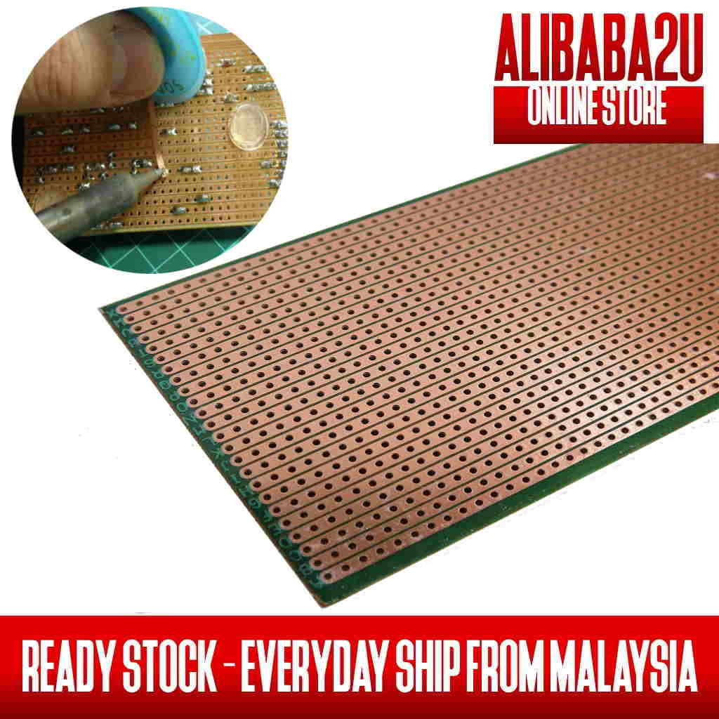 [ALI882U] [ READY STOCK] Vero Board Straight Board Strip Board PCB ...