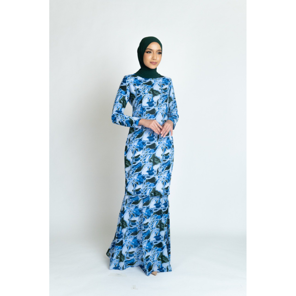 NADZRI MORSHIDI | TIARA KURUNG MODERN CHIFFON PRINCESS CUT | BAJU RAYA ...