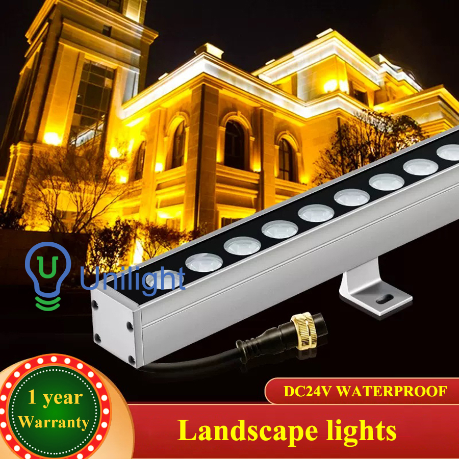 DC24V 24W waterproof landscape light wall light garden lamp | Shopee ...
