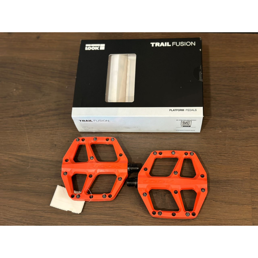 LOOK Pedals Trail Fusion | red | Flat pedal | Shopee Malaysia