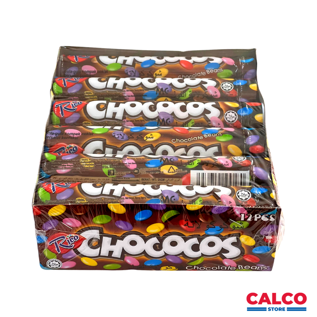 Rico Chococos Chocolate Beans (25g x 12pcs) | Shopee Malaysia