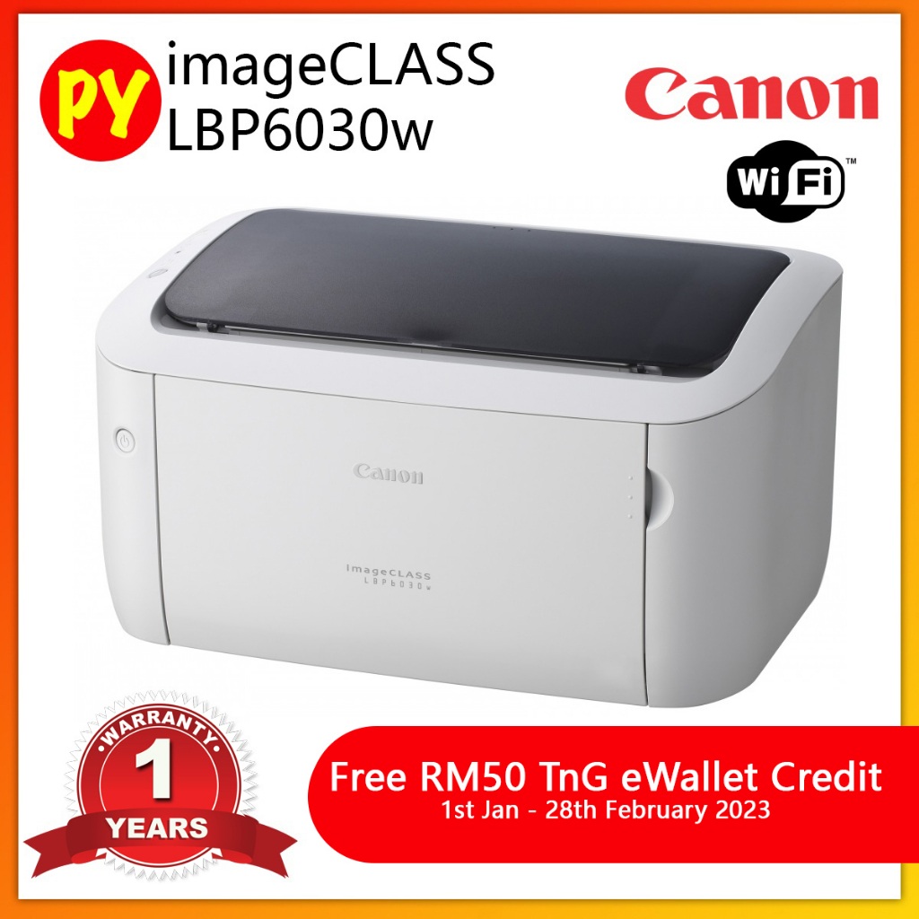 Canon LBP 6030W imageCLASS LBP6030w Mono Black Laser Printer WiFi (Use Cartridge 325) FREE RM50 ...