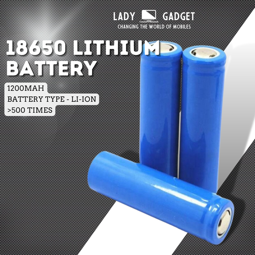 Actual Capacity Rechargeable Li-Ion 18650 Lithium Battery Flat Top ...