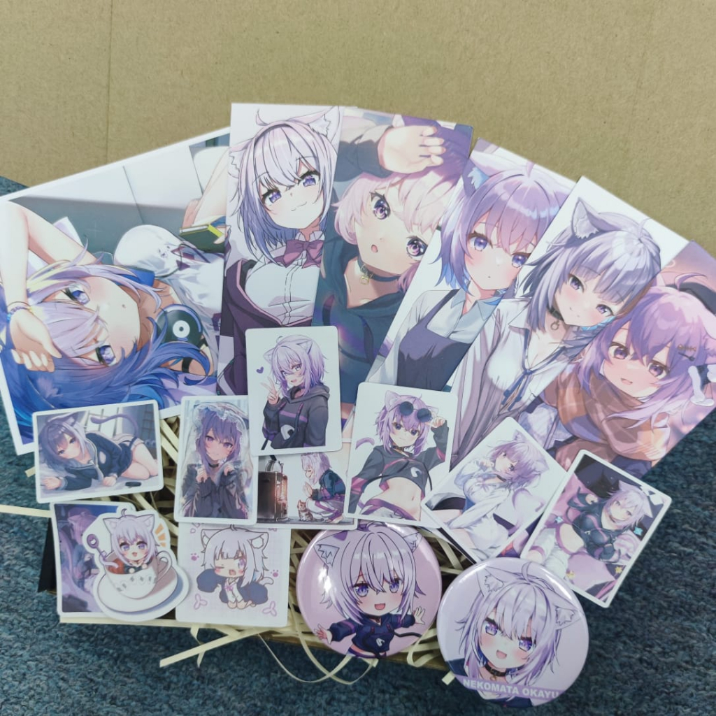 Hololive JP GAMERS Nekomata Okayu value gift box /HOLOLIVE猫又おかゆ礼盒 ...