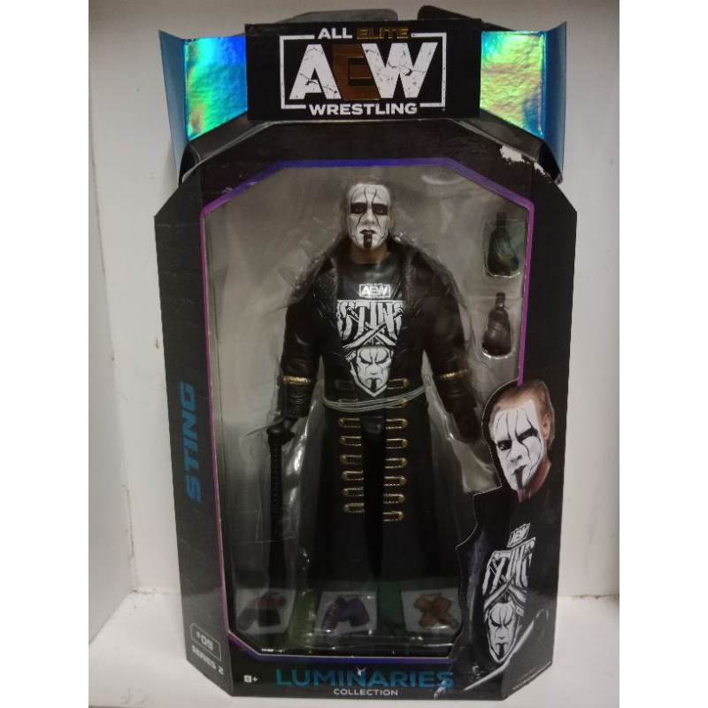Jazwares AEW Unmatched Series 2 Sting Luminaries Collection Wrestling Figure | Shopee Malaysia