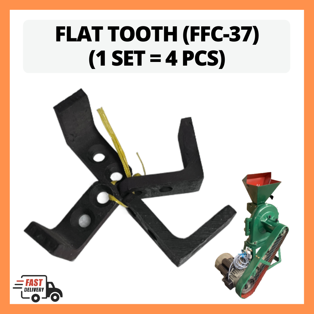 FLAT TOOTH FOR FFC-37 DISK MILL POWDER MAKER (1 SET = 4 PCS) | Shopee ...
