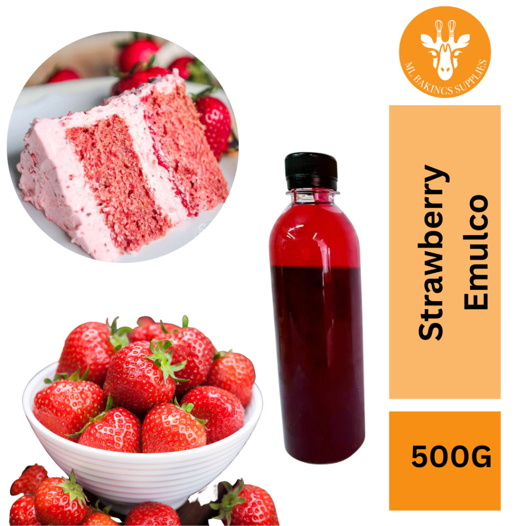 [READY STOCK] Strawberry Emulco 500g/ My Flavor/ Repacked | Shopee Malaysia