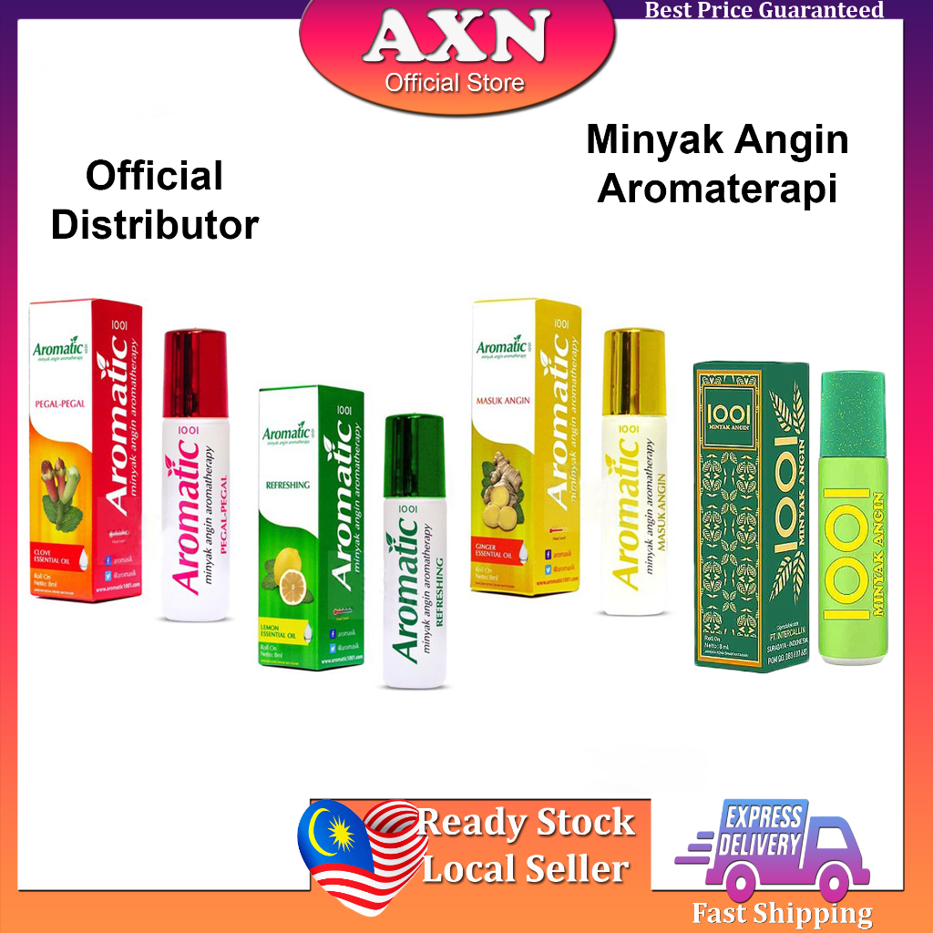 Aromatic 1001 Aromatherapy Medicated Oil Minyak Angin Aromaterapi Aromatic 8ml | Shopee Malaysia