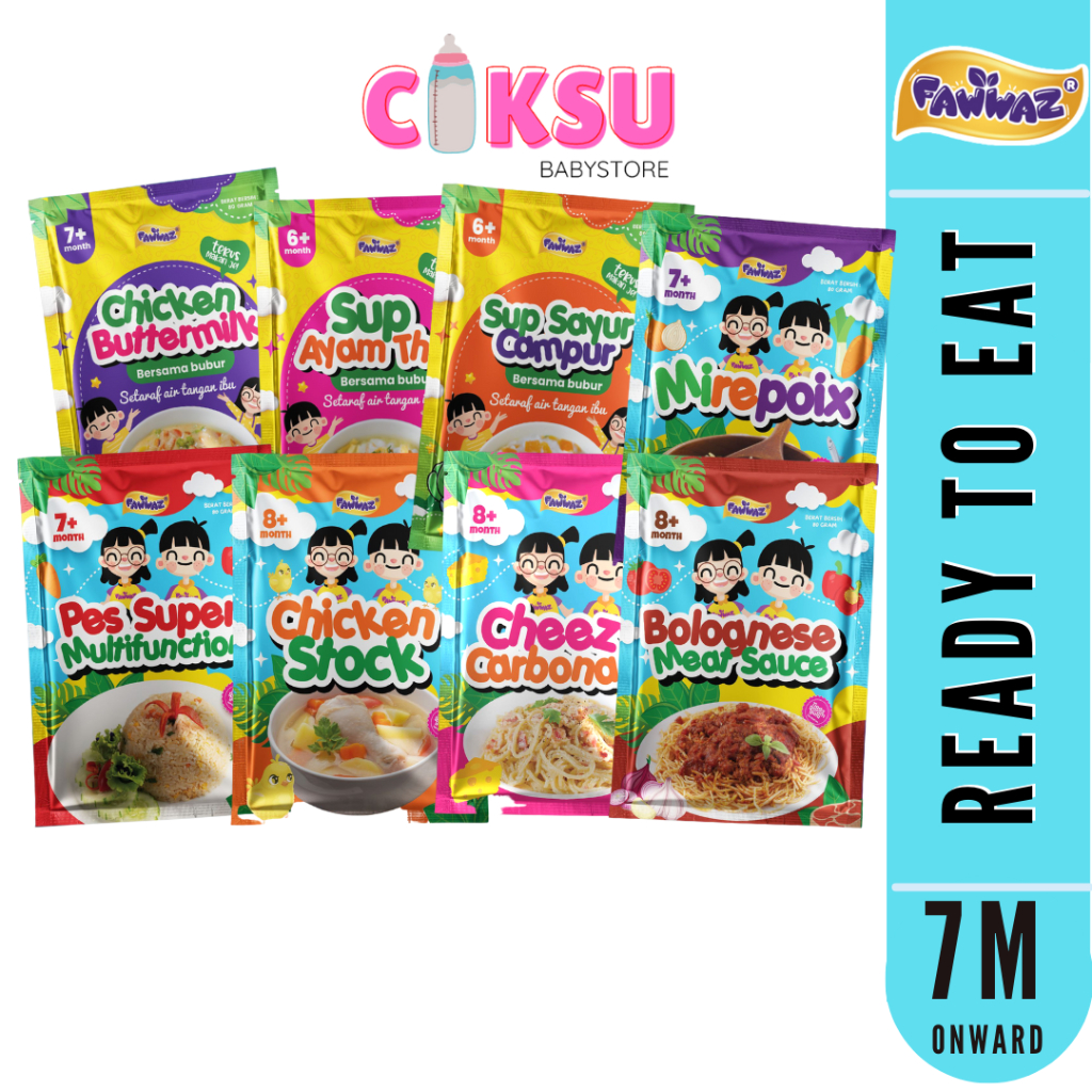 Fawwaz Babyfood Makanan Bayi Sedia Dimakan Ready To Eat Baby Food Pes ...