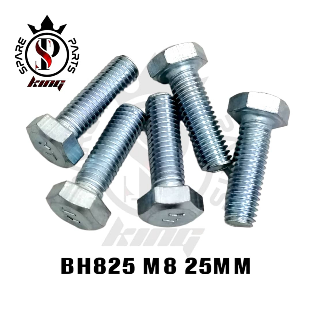 1 PCS M8 Hex Flange Bolt Stainless Steel Bolt Skru Hexagon BH825 Bolt M8 25MM | Shopee Malaysia