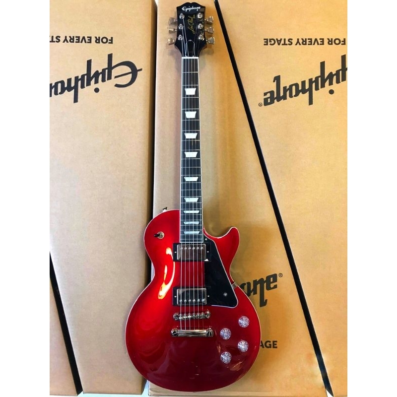 Epiphone Les Paul Modern Sparkling Burgundy | Shopee Malaysia