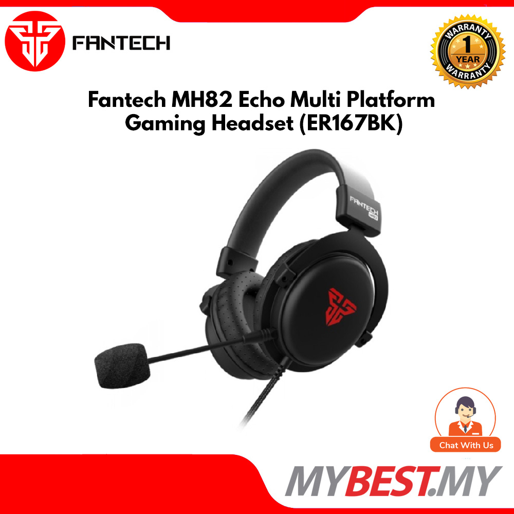 Fantech MH82 Echo Multi Platform Gaming Headset Detachable Microphone ...