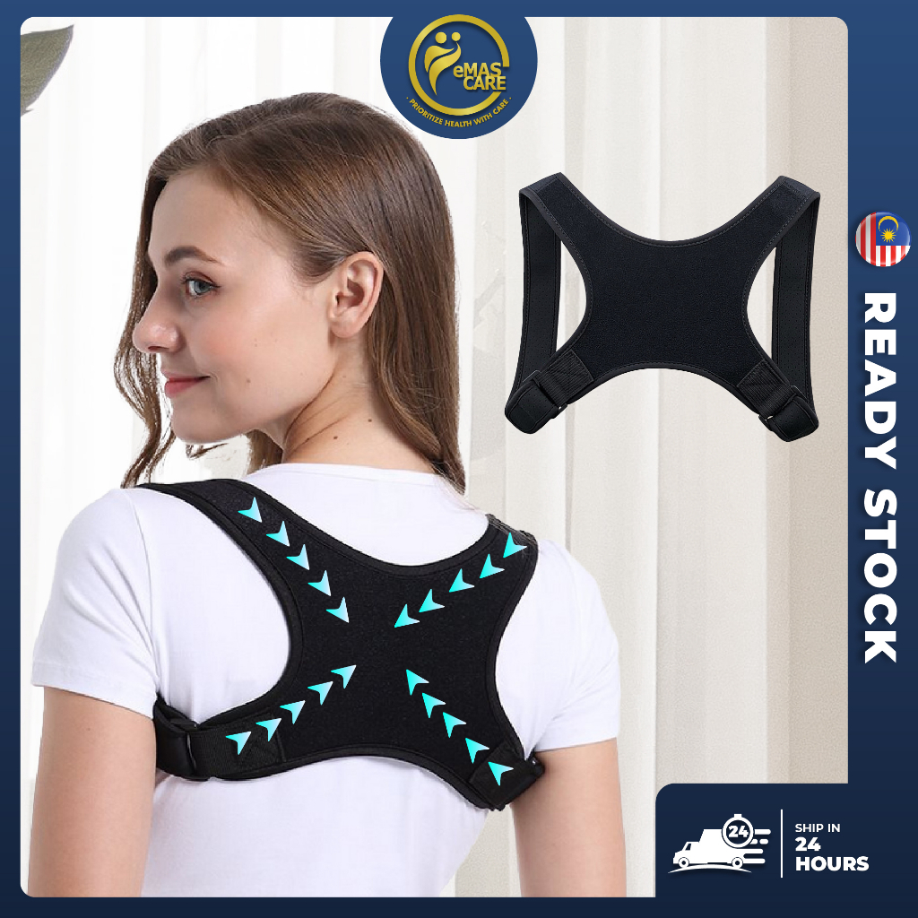Posture Corrector Back Support Brace Back Shoulder Belt Body Spine Back ...