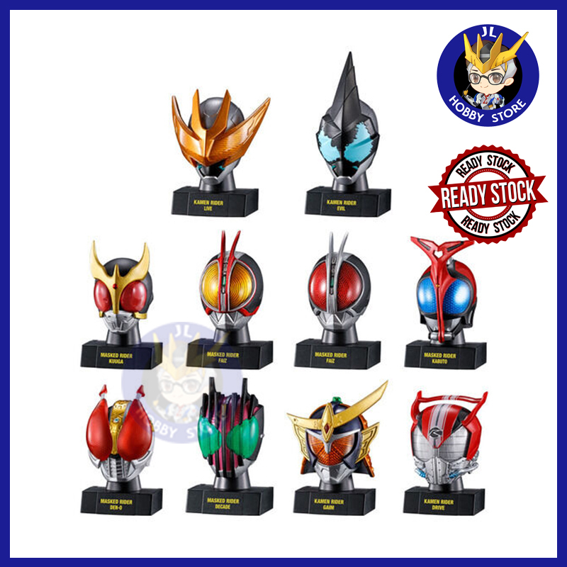 [READY STOCK] BANDAI Kamen Rider Mask History 2 Kamen Rider Live Evil ...