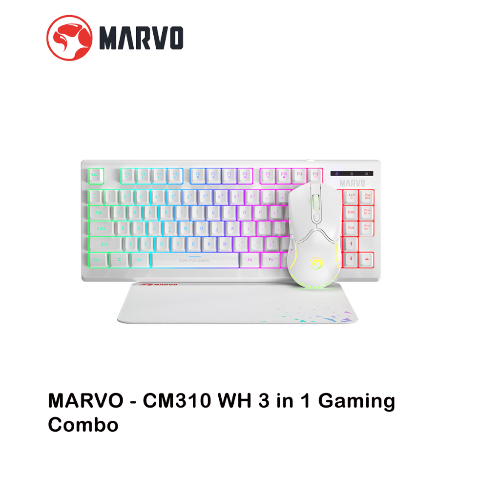 MARVO CM310 WH 3 in 1 Gaming Combo | Shopee Malaysia