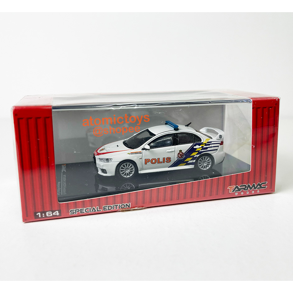 Tarmac Works Mitsubishi Lancer Evolution Polis Di Raja Malaysia PDRM ...