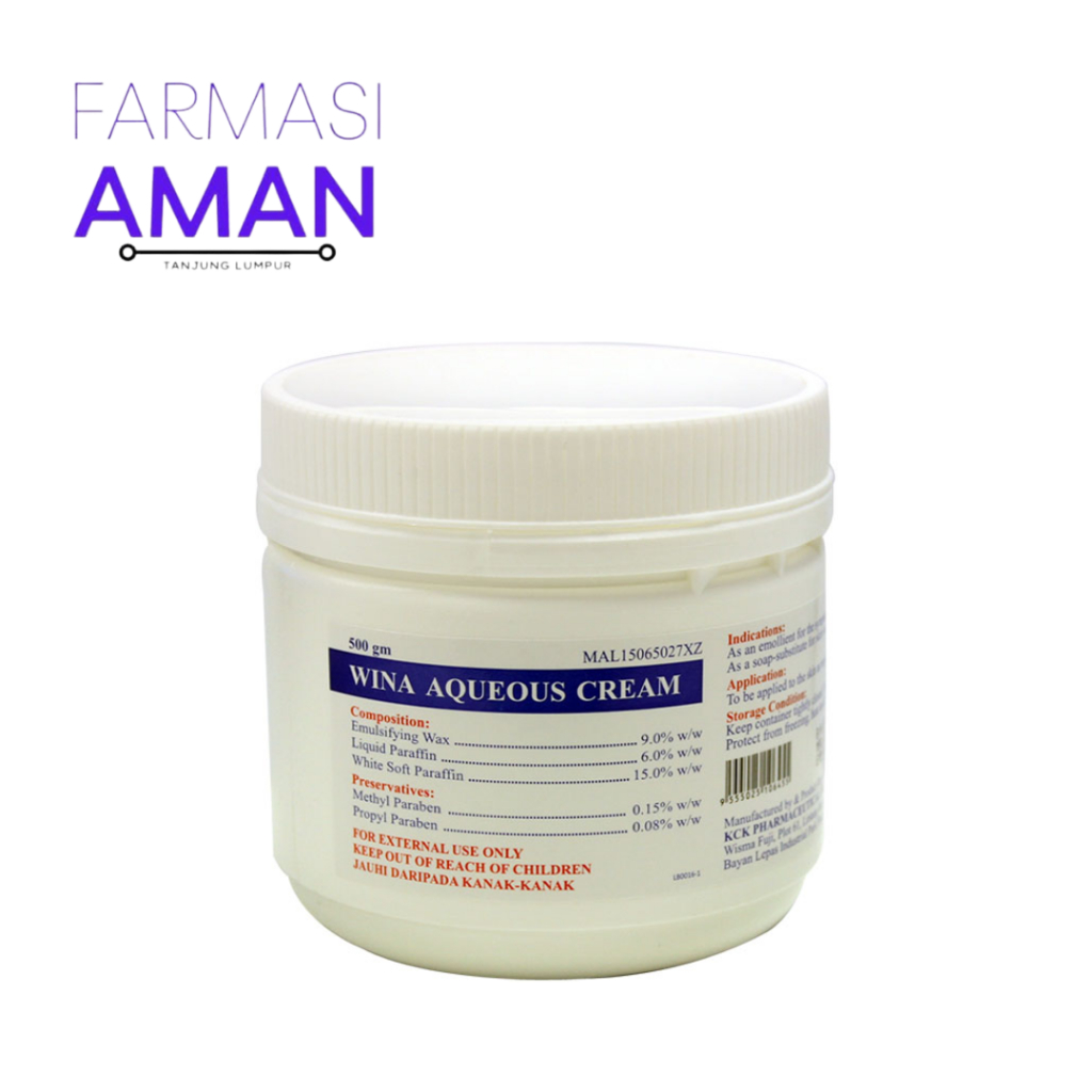 Wina Aqueous Cream 500g | Shopee Malaysia