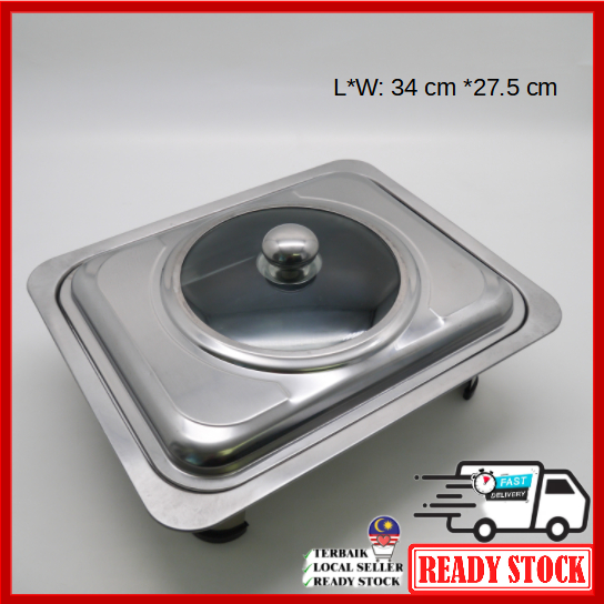 Buffet Tray/ Serving Tray/ Food Pan Warmer Bekas Lauk Katering ...