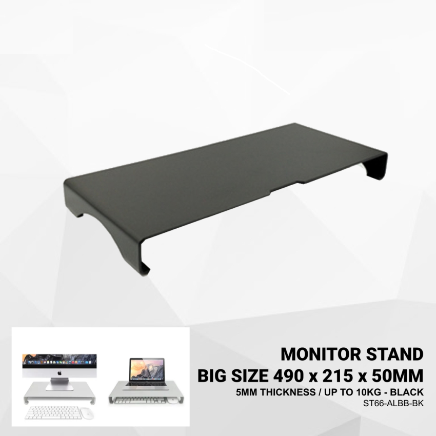 Aluminum Monitor Stand Computer Riser Universal Metal Desktop Stand ...