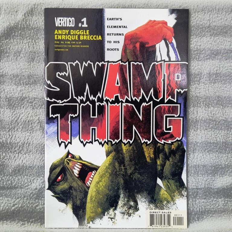 Swamp Thing #1 (4th Series) DC/Vertigo Comics (FIRST Issue) MATURE ...