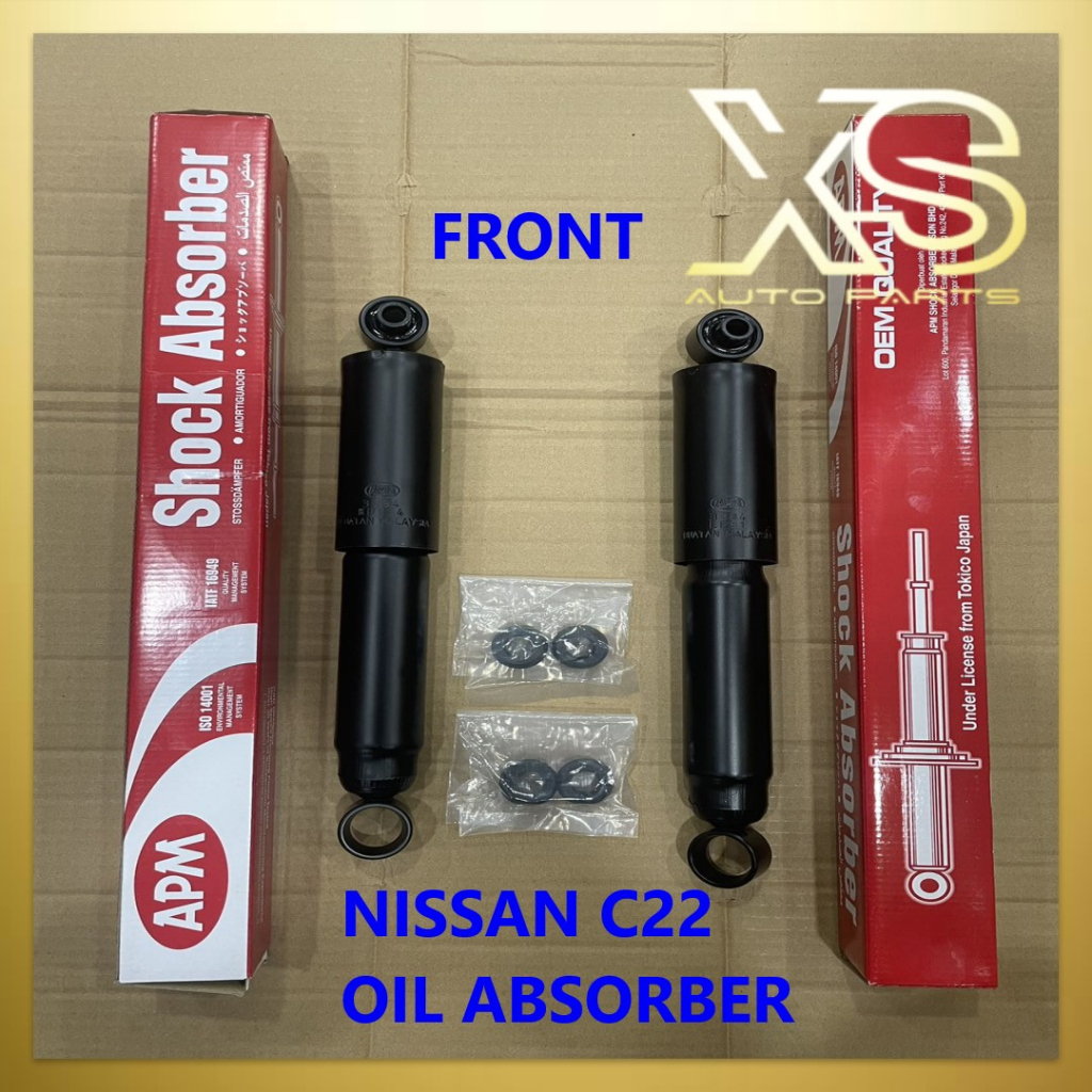 ( 100% ORIGINAL APM ) NISSAN VANNETTE C22 1988'' FRONT / REAR SHOCK ...