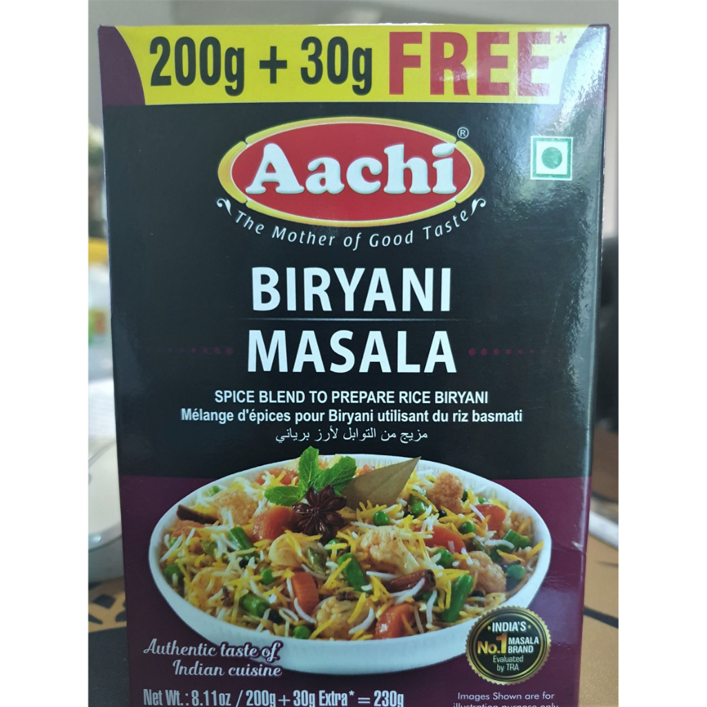 Aachi Biryani Masala 200g + 30g(Free) | Shopee Malaysia