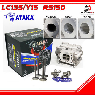 ATAKA RACING SUPER HEAD LC135 Y15ZR RS150 CNC PORTING (19/22) (22/25 ...