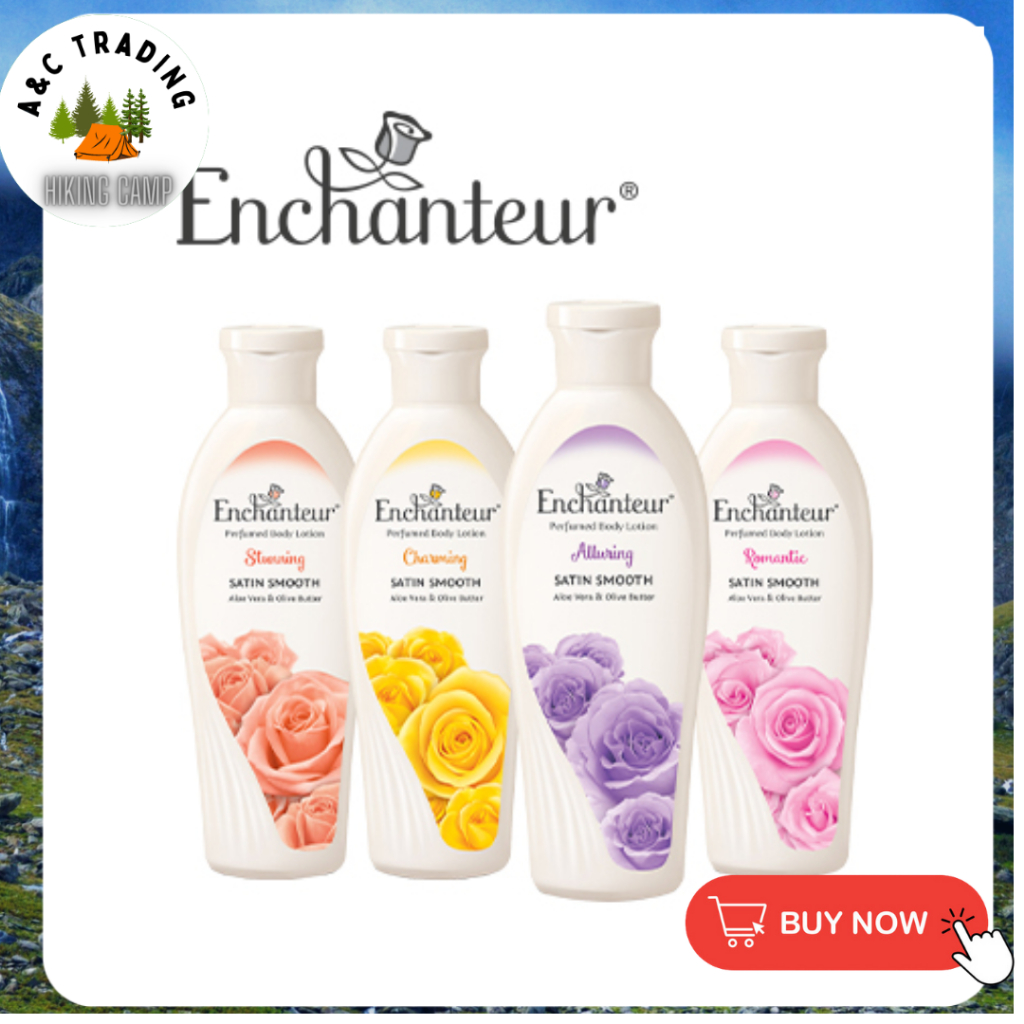 250ml Enchanteur 250ml Perfumed Body Lotion Satin Smooth Alluring ...