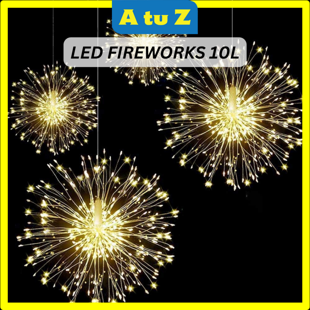 AtuZ LED Fireworks 10L Lampu Bunga Api Hari Raya Festival Season ...