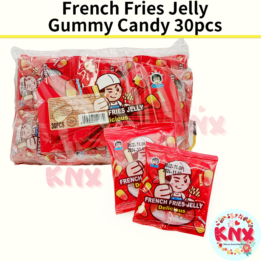 Sour French Fries Jelly Candy 30pcs | Shopee Malaysia