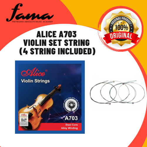 [FAMA]Alice A703 Violin Set String (4 String Included) | Shopee Malaysia