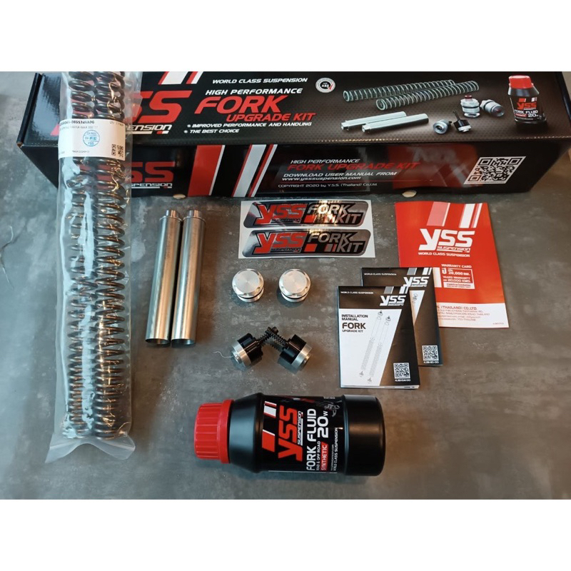 YAMAHA XMAX Original YSS Racing Spring Kits FORK UPGRADE KIT SET FORK ...