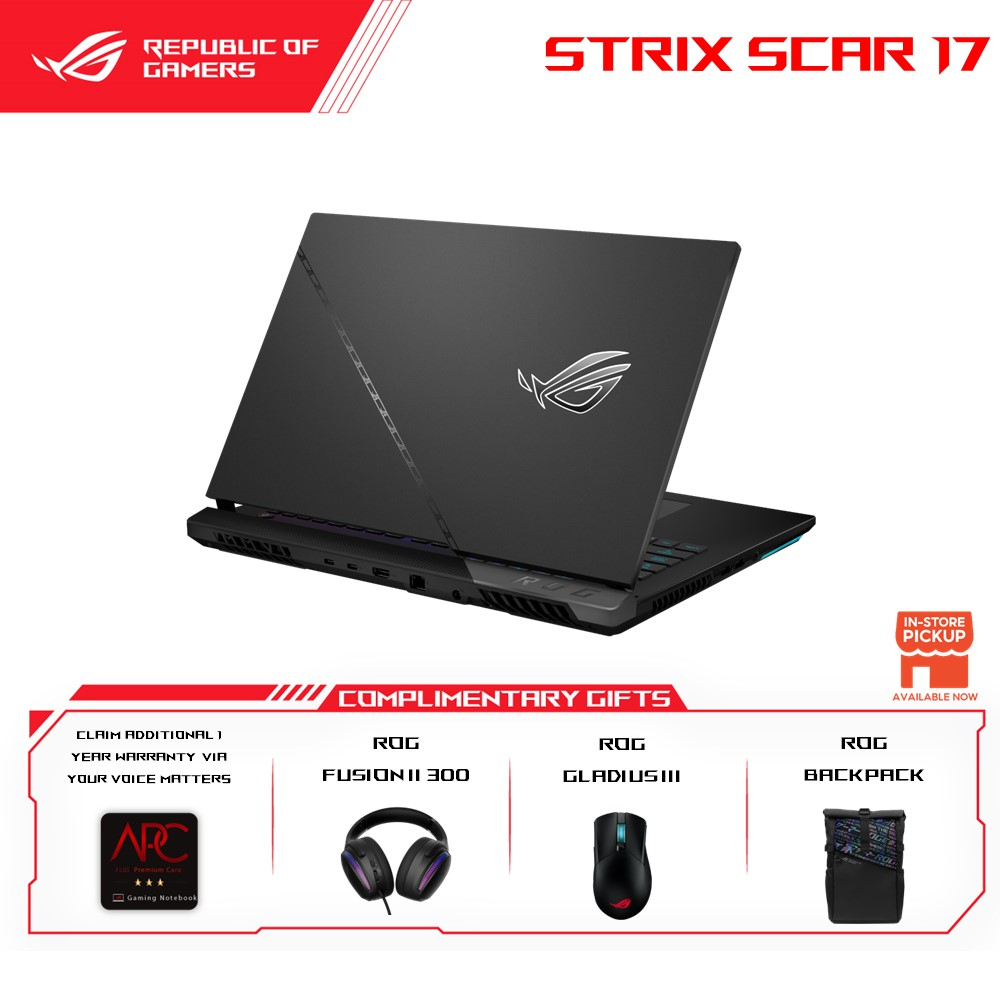 ASUS ROG Strix SCAR 17 (2023) G733 Price in Malaysia & Specs - RM12999 ...