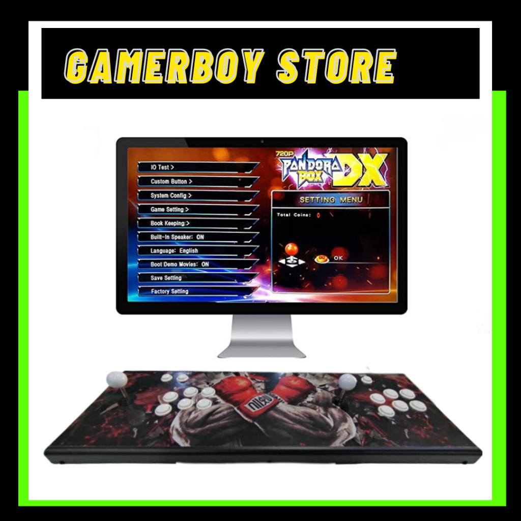 PANDORA BOX RETRO CLASSIC FIGHTING+OTHERS GAMES 6 BUTTON DUAL ARCADE ...