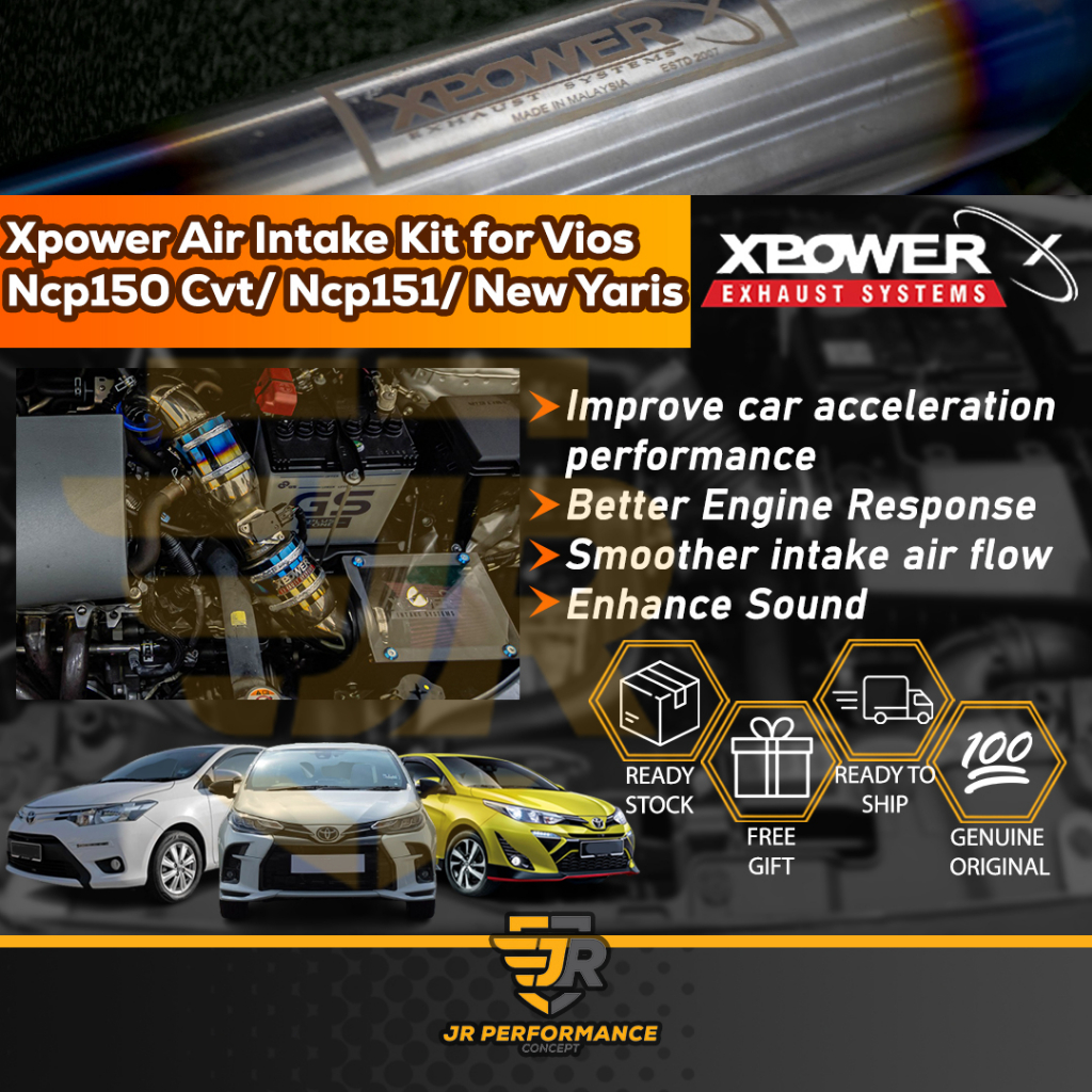 XPower Air Intake System Toyota Vios NCP151 2016+ 1.5 / Yaris New With ...