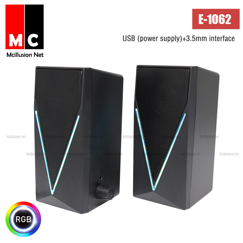 E-1062 RGB Color Multimedia Speaker Mini Digital Speaker | Shopee Malaysia