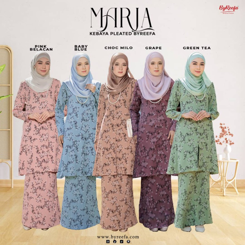 KEBAYA MARJA by Reefa | Shopee Malaysia