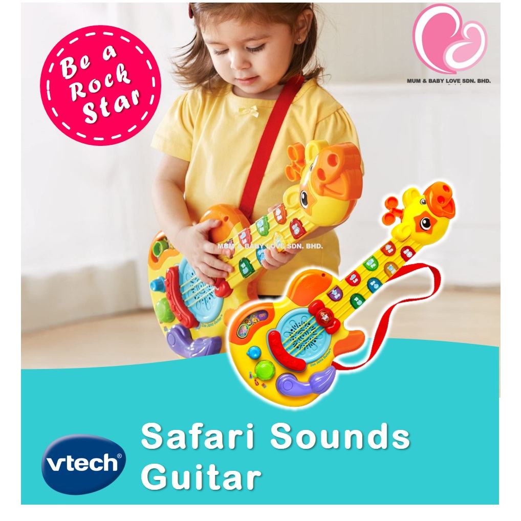 Vtech Safari Sounds Guitar (2 Years+), Kid Musical Playing Guitar ...