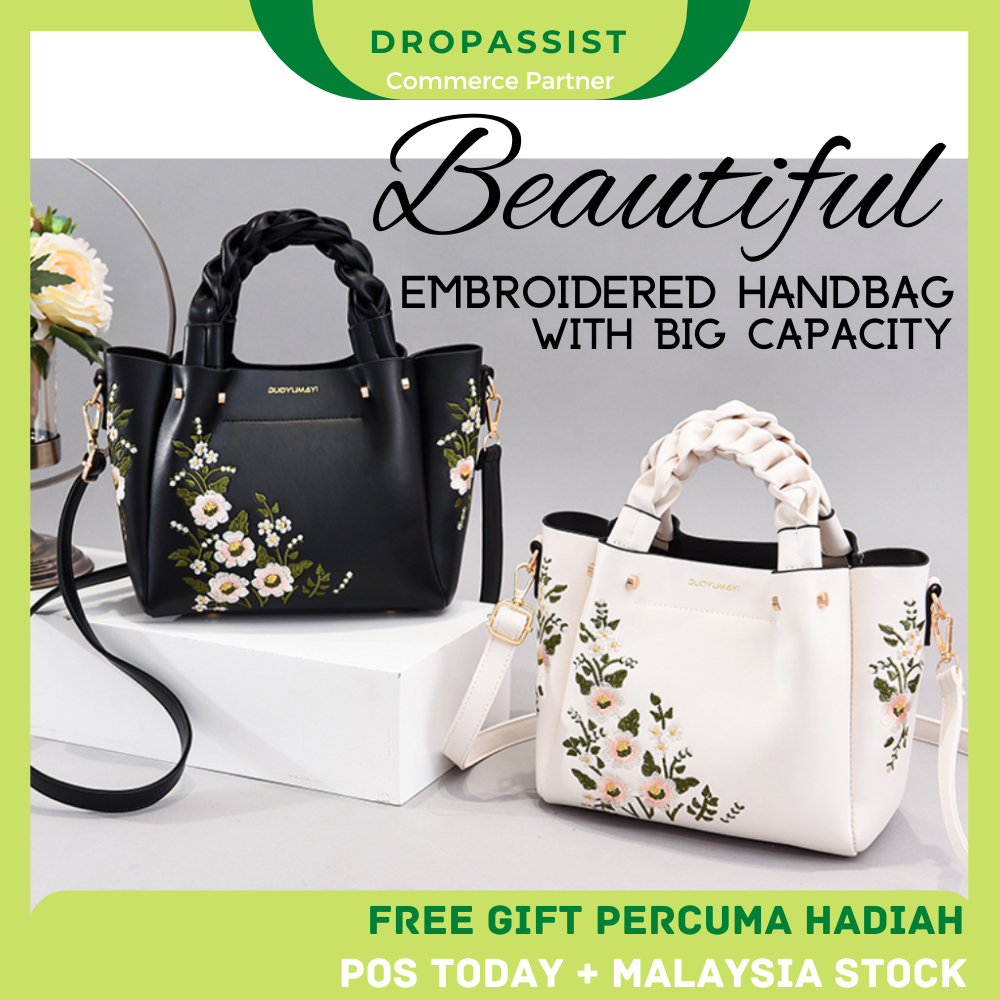 DROPASSIST 1584 PU Leather Sling Crossbody Shoulder Tote Handbag Woman ...