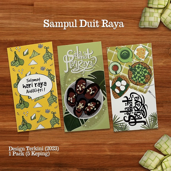 Sampul Raya/Sampul Duit Raya 2023 (5 Keping/per pack) [117188] | Shopee ...
