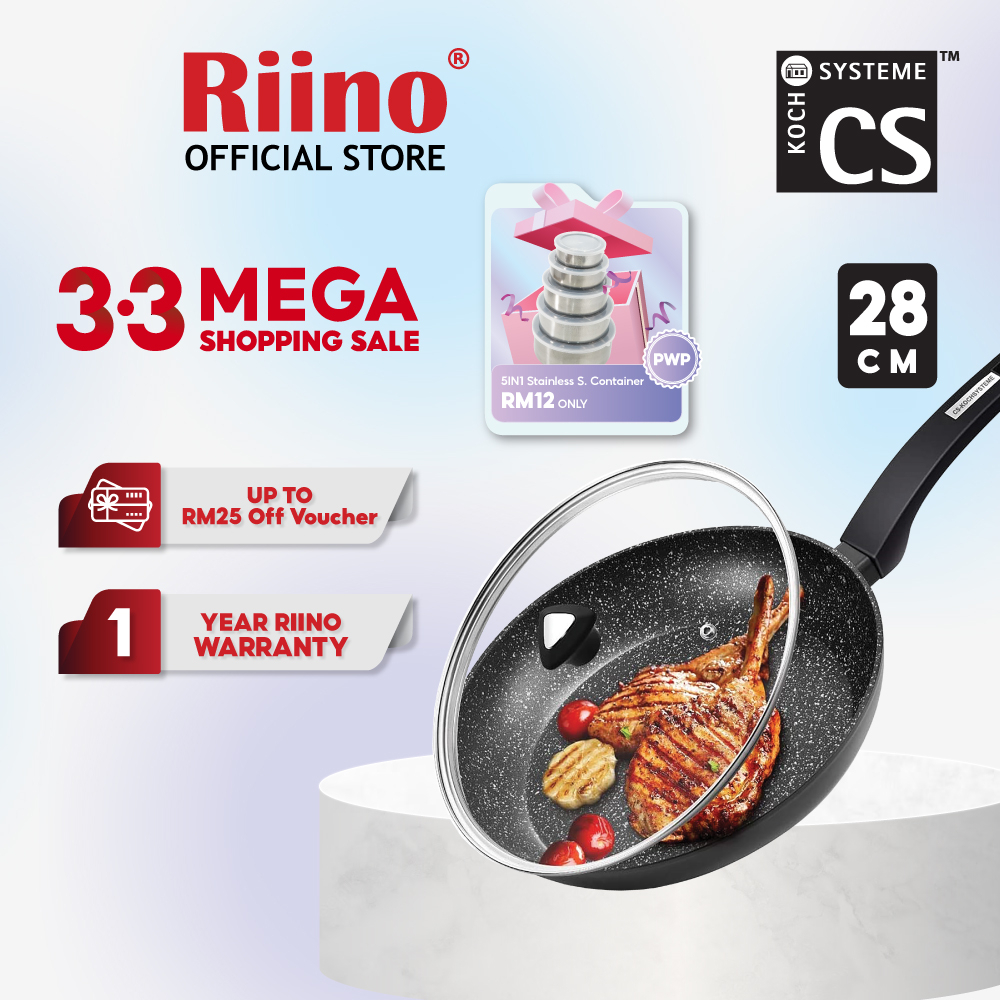 CS-Kochsysteme Nonstick Aluminium Frying Pan (28cm) 085858 | Shopee ...