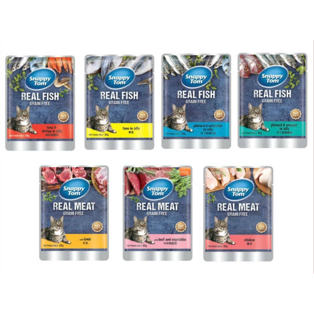 Snappy Tom Pouch (Cat Wet Food) - 85g | Cat Food | PetFinder.my