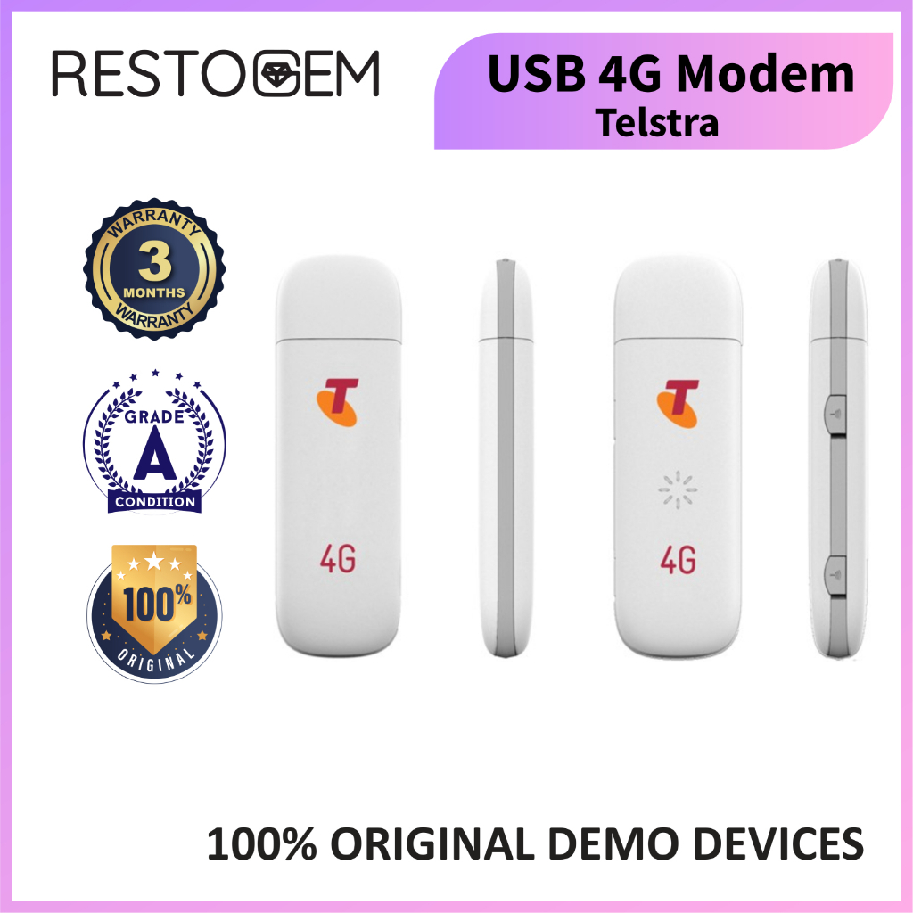 Telstra USB 4G Modem 100% Original D e m o Unit | Shopee Malaysia