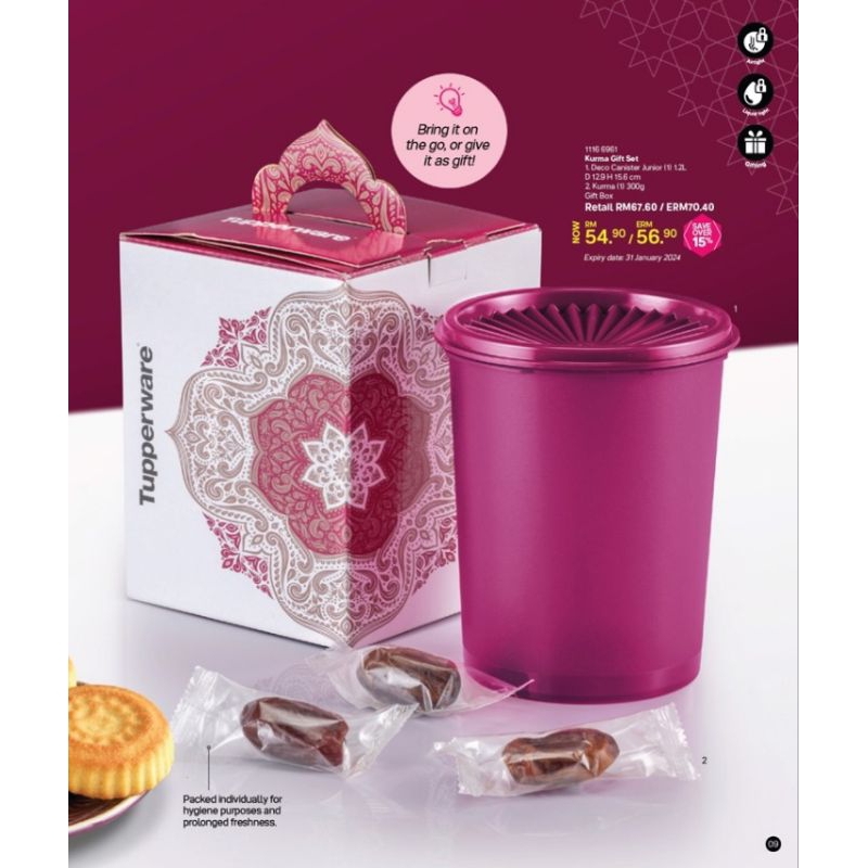 Tupperware Kurma Gift Set (Ready Stock) | Shopee Malaysia