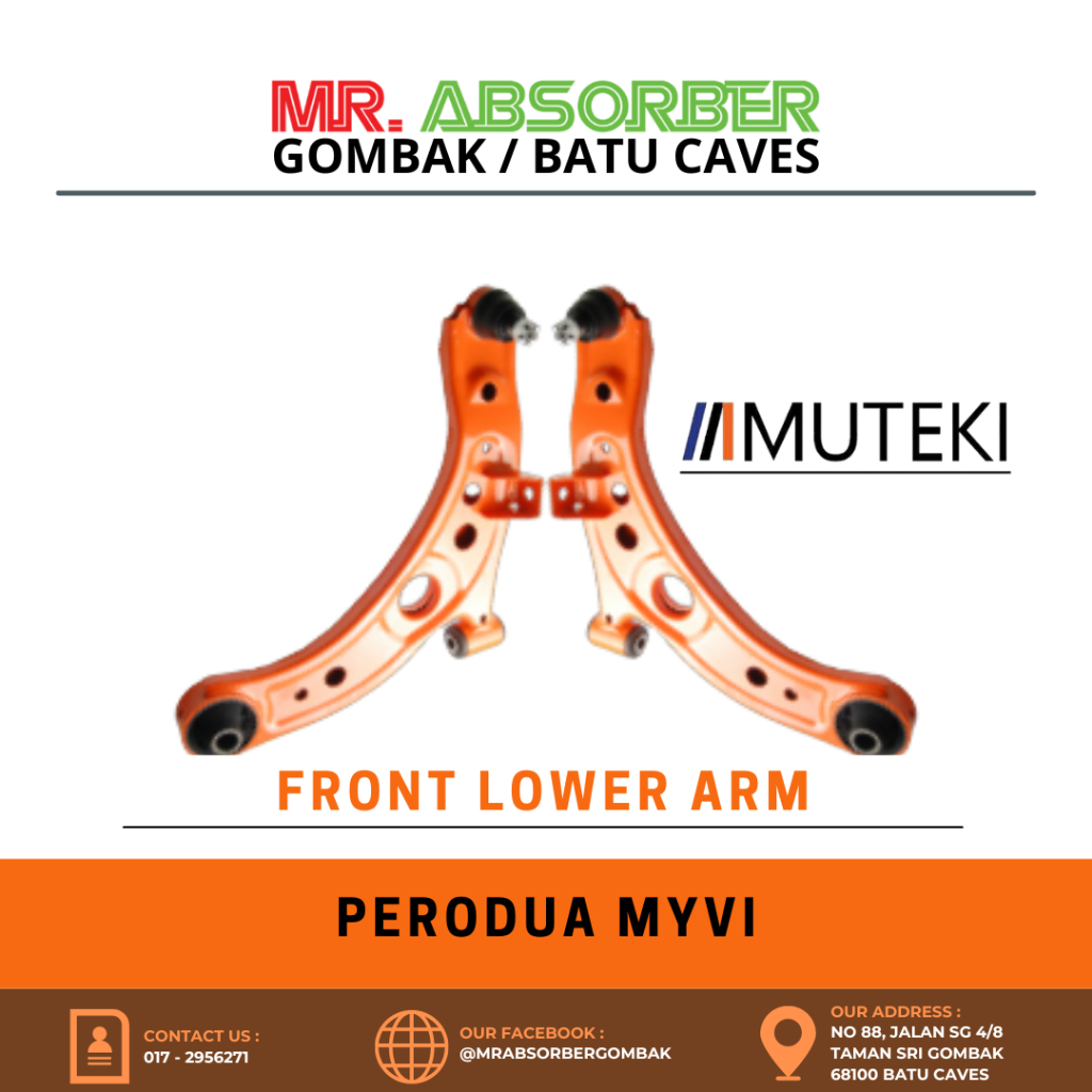 LOWER ARM MUTEKI PERODUA MYVI AXIA BEZZA ALZA VIVA KANCIL | Shopee Malaysia
