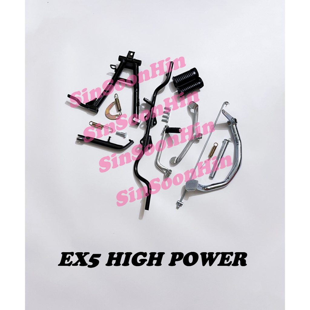 Honda EX5 High Power / EX5 Dream Foot Rest Bar + Side Stand + Brake ...