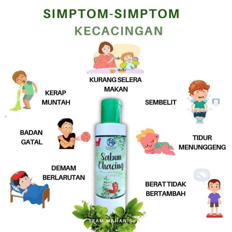 New sabun chacing homemade ubat cacing budak mandian ubat cacing kanak ...