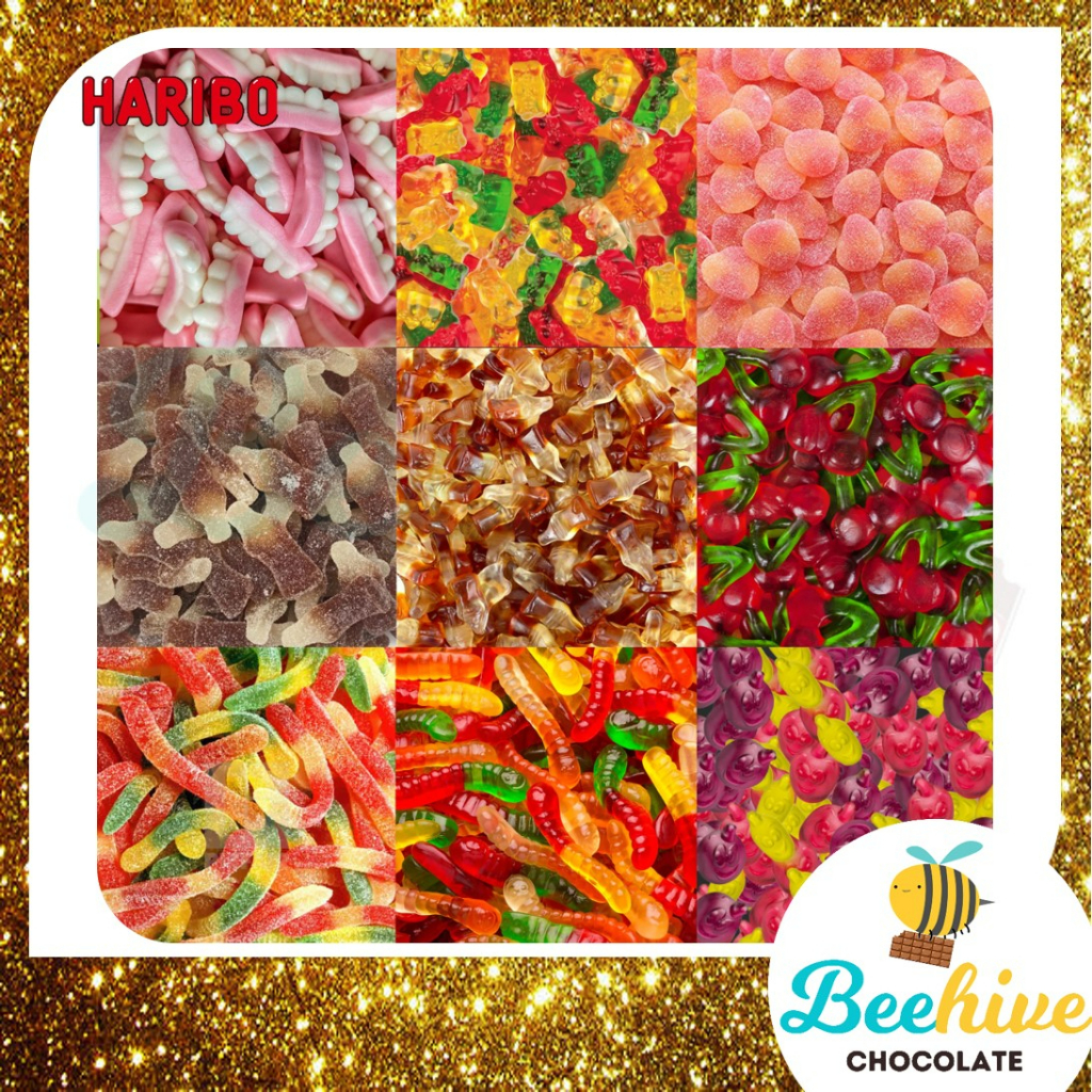 Haribo Gummy Candy Assorted Flavour 160g - 1kg | Shopee Malaysia