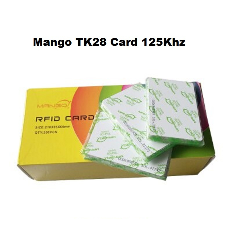 125Khz Mango RFID Proximity Cards ID Card Door Entry Access 0.8mm ...