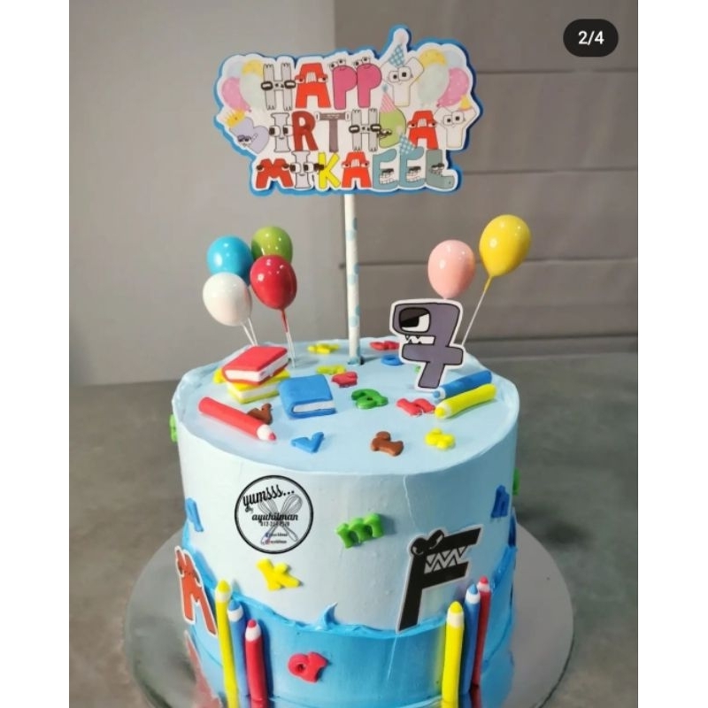 Alphabet Lore Topper cake | Shopee Malaysia